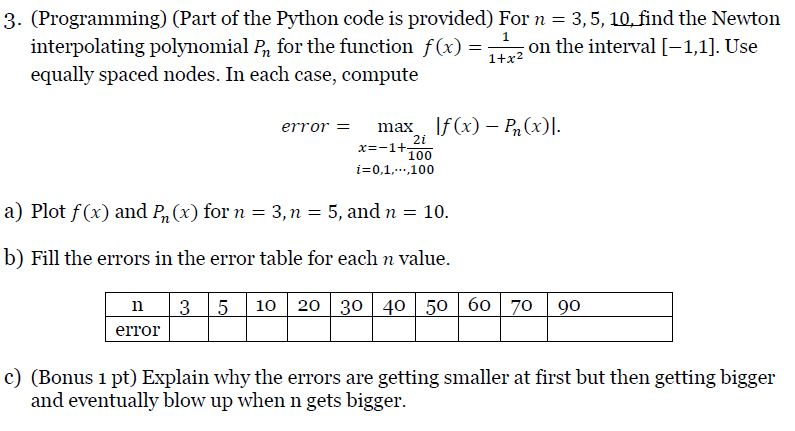 Please Modify The Following Python3 Code To