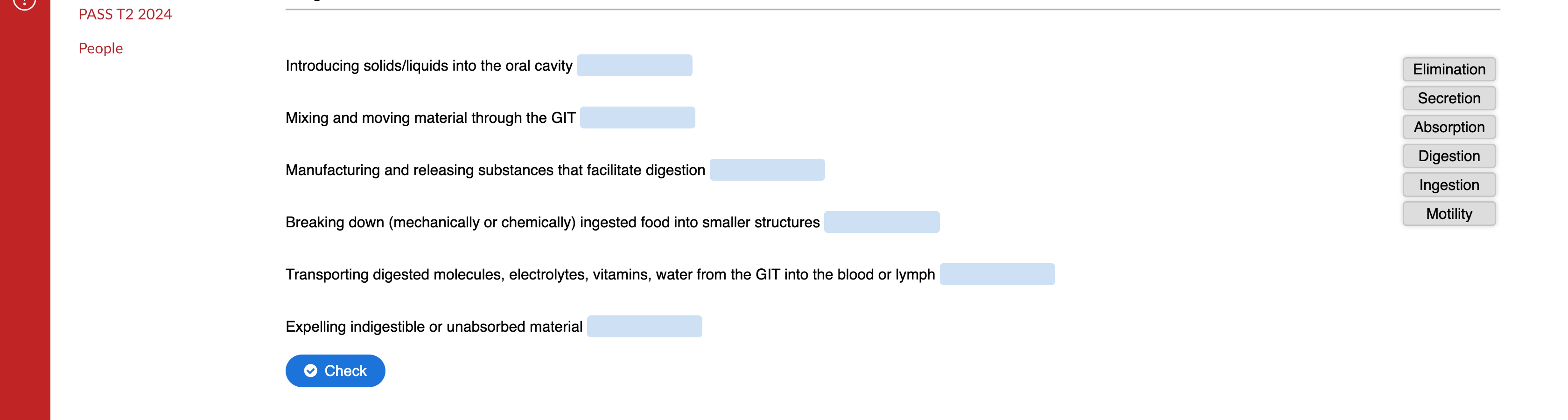 Solved Introducing solids/liquids into the oral cavityMixing | Chegg.com