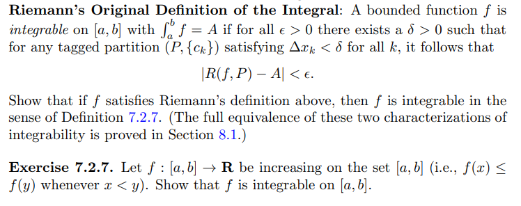 Riemann's Original Definition of the Integral: A | Chegg.com