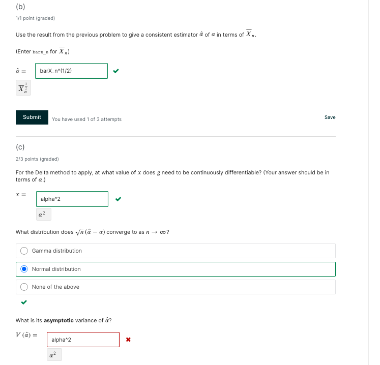 Solved 3. Application of Delta Method on Gamma Variables | Chegg.com