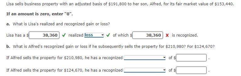Solved Lisa sells business property with an adjusted basis | Chegg.com