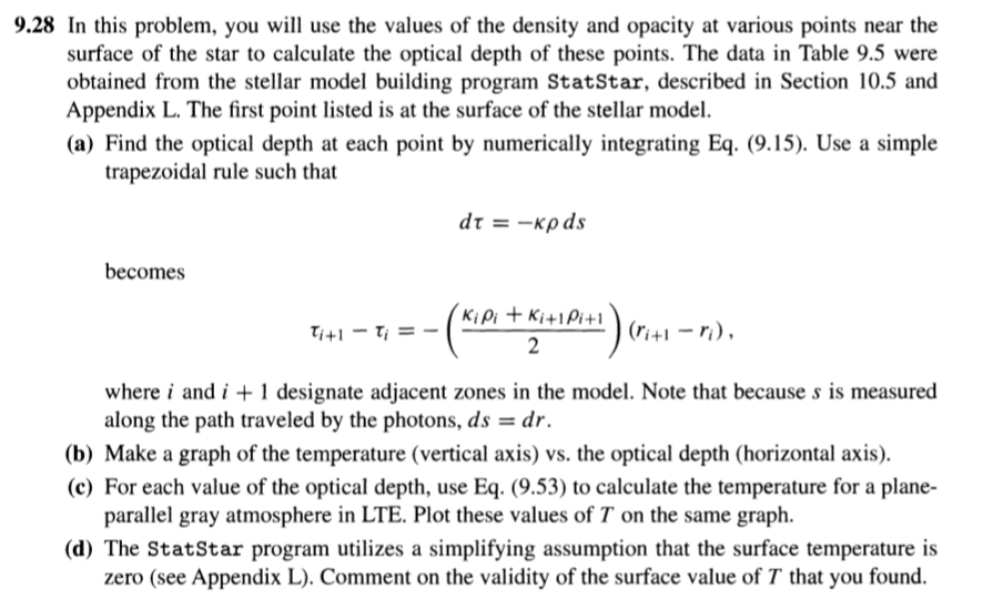 From the "an introduction to modern astrophysics" | Chegg.com
