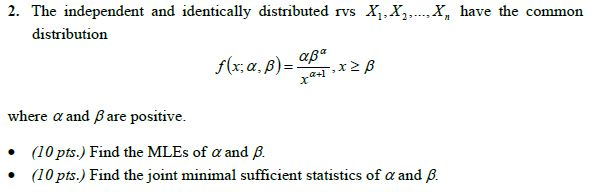 Solved 2. The independent and identically distributed rvs | Chegg.com