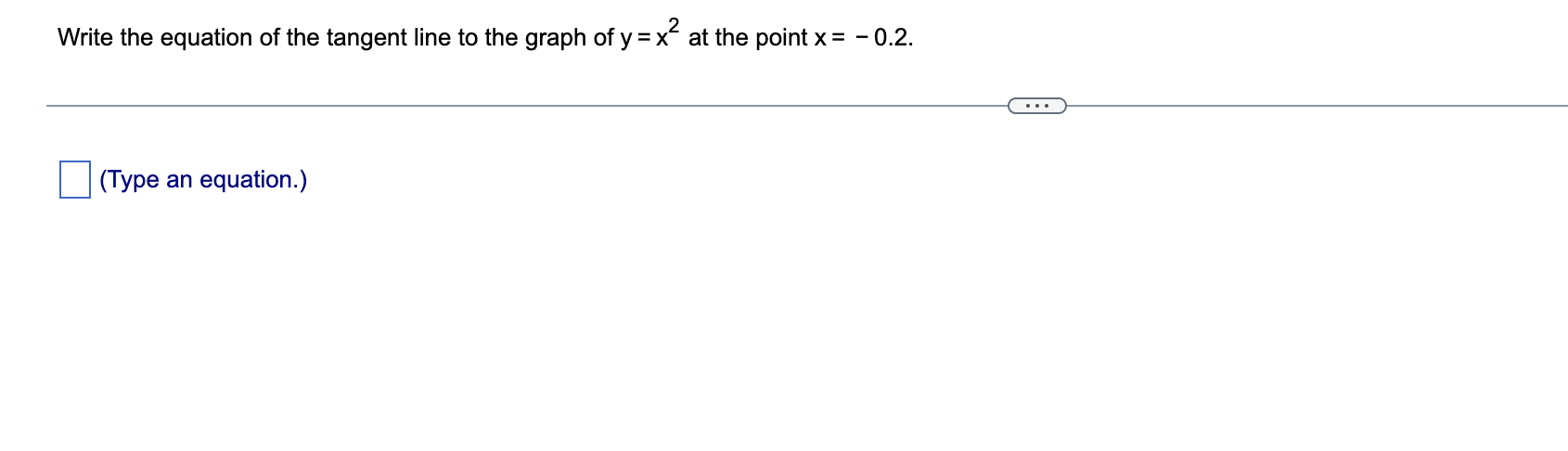 Solved Write the equation of the tangent line to the graph | Chegg.com