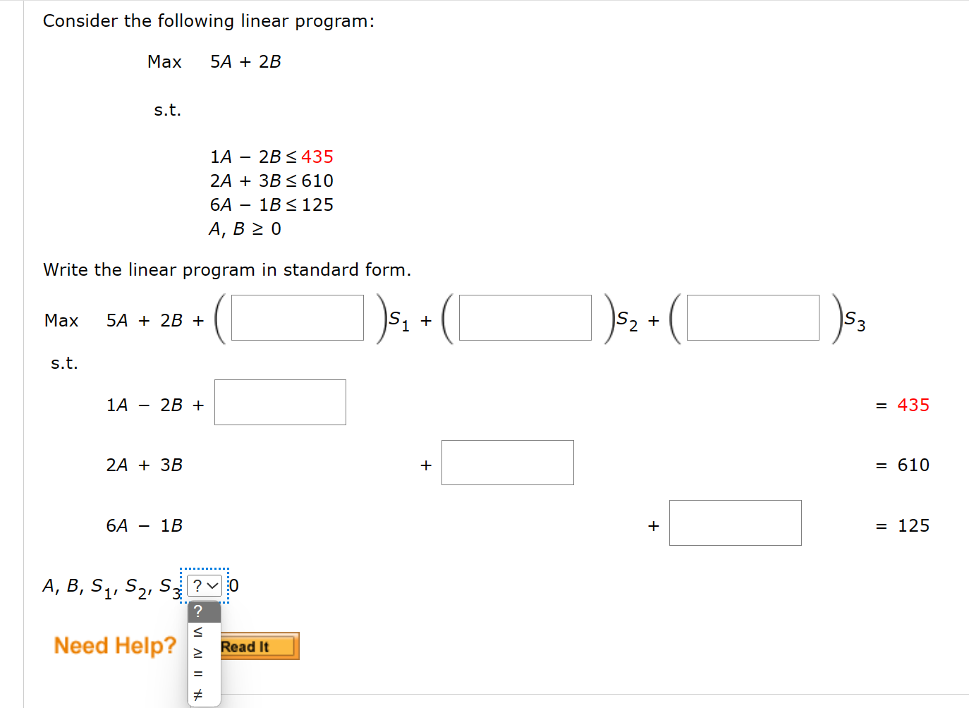 Solved Consider the following linear program: Max s.t. | Chegg.com