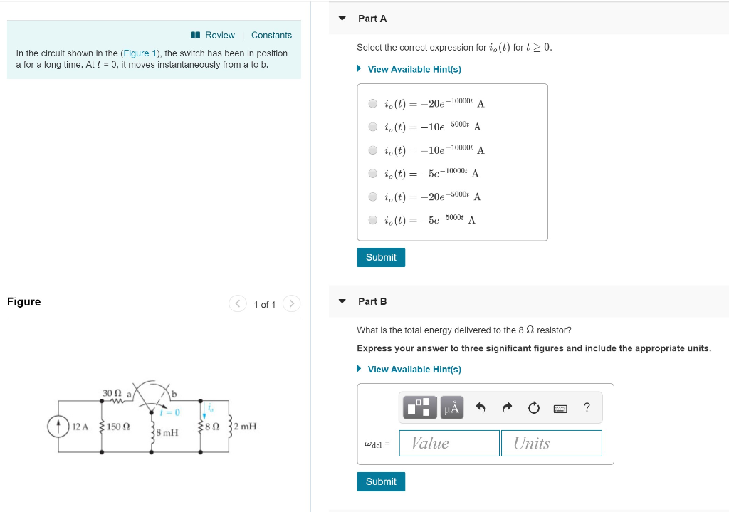 Solved Part A Review | Constants Select the correct | Chegg.com