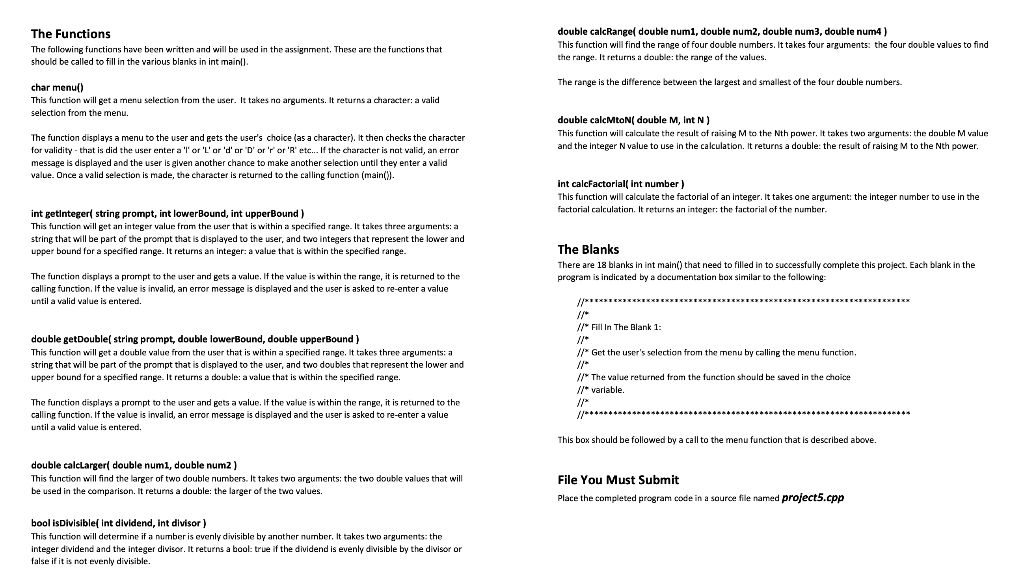 Overview For this project, the goal is to practice | Chegg.com