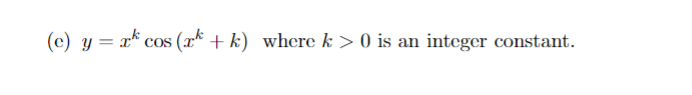 Solved E Y Xkcos Xk K Where K 0 Is An Integer Constant