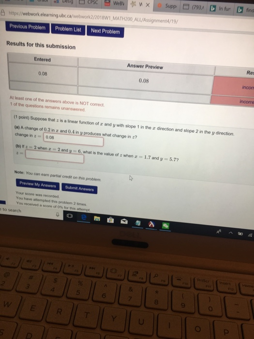 Solved E hittps:/webwork.elearning.ubc.ca/webwork2/2018W1, | Chegg.com
