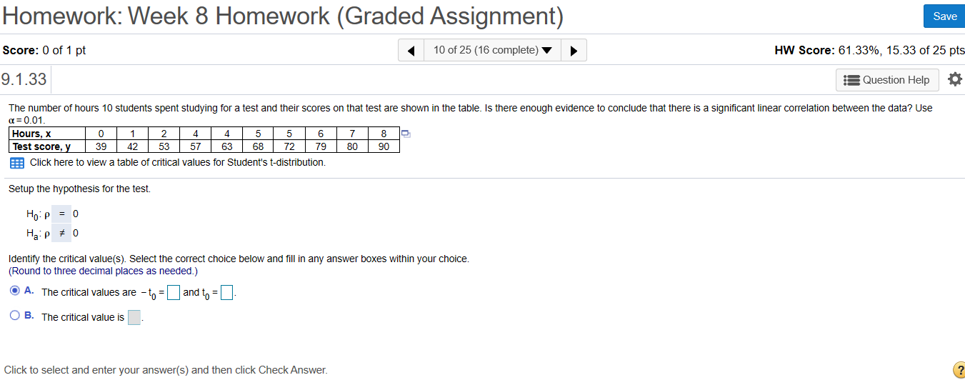 Solved Homework: Week 8 Homework (Graded Assignment) Save | Chegg.com