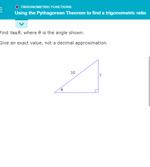 Solved Find Tan , where Tan is the angle shown. Give an | Chegg.com