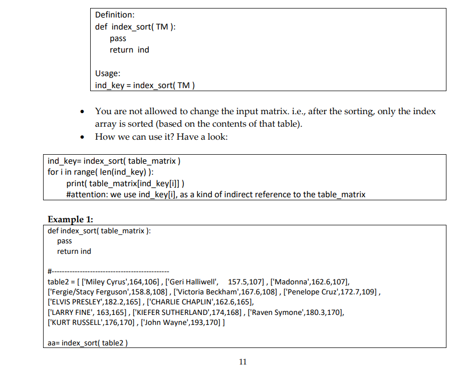 Solved Question 6: Index or Key Sorting [1 CA Mark] Consider | Chegg.com