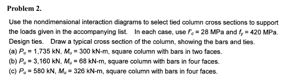 Solved Problem 2. Use the nondimensional interaction | Chegg.com