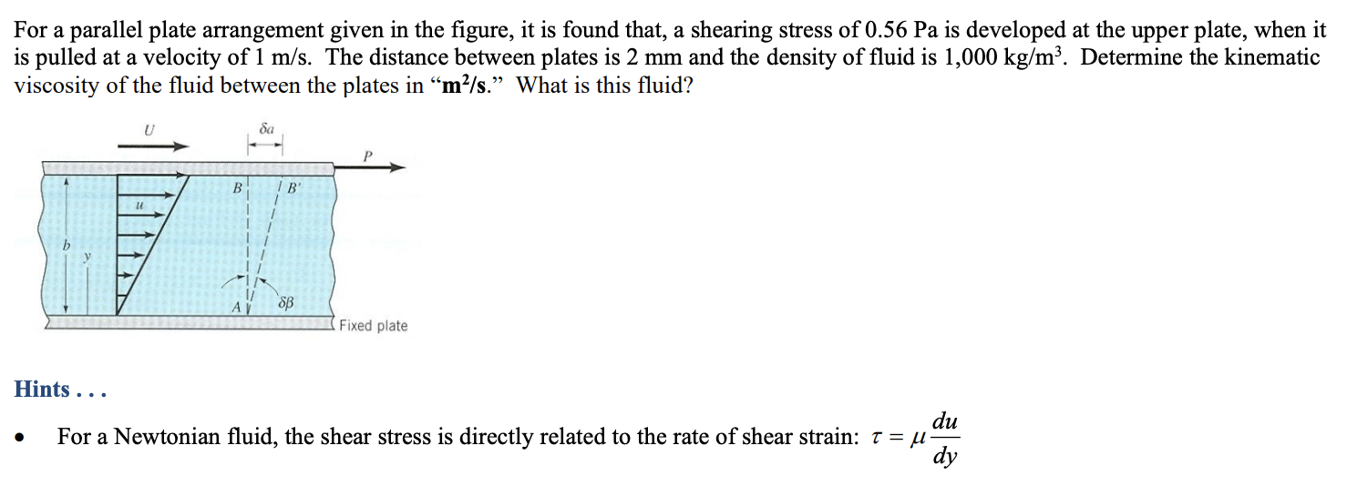 Solved For a parallel plate arrangement given in the figure, | Chegg.com