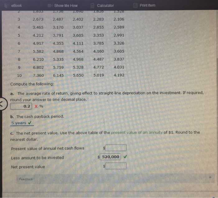 Solved eBook Show Me How Calculator Print Item Average Rate | Chegg.com