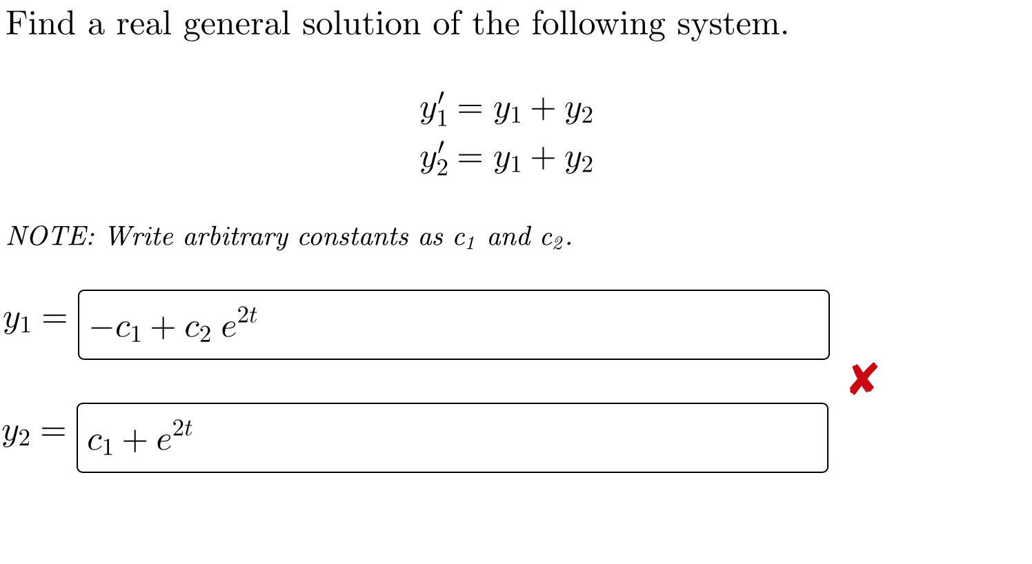 Solved Find a general solution of the given ODE by first | Chegg.com
