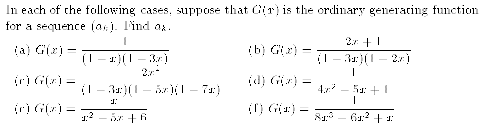 Solved In Each Of The Following Cases Suppose That G X Is