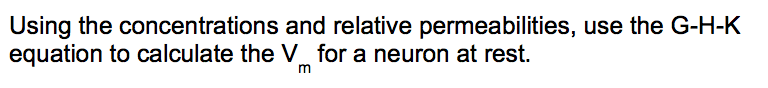 Solved Given the following concentrations, use the Nernst | Chegg.com