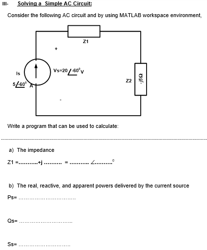 Solved I- Manipulating complex numbers: Use MATLAB | Chegg.com
