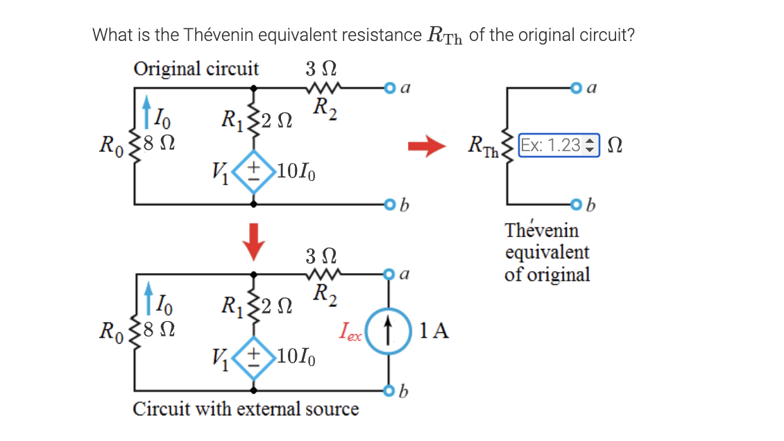 Solved What is the Thévenin equivalent resistance \\( | Chegg.com