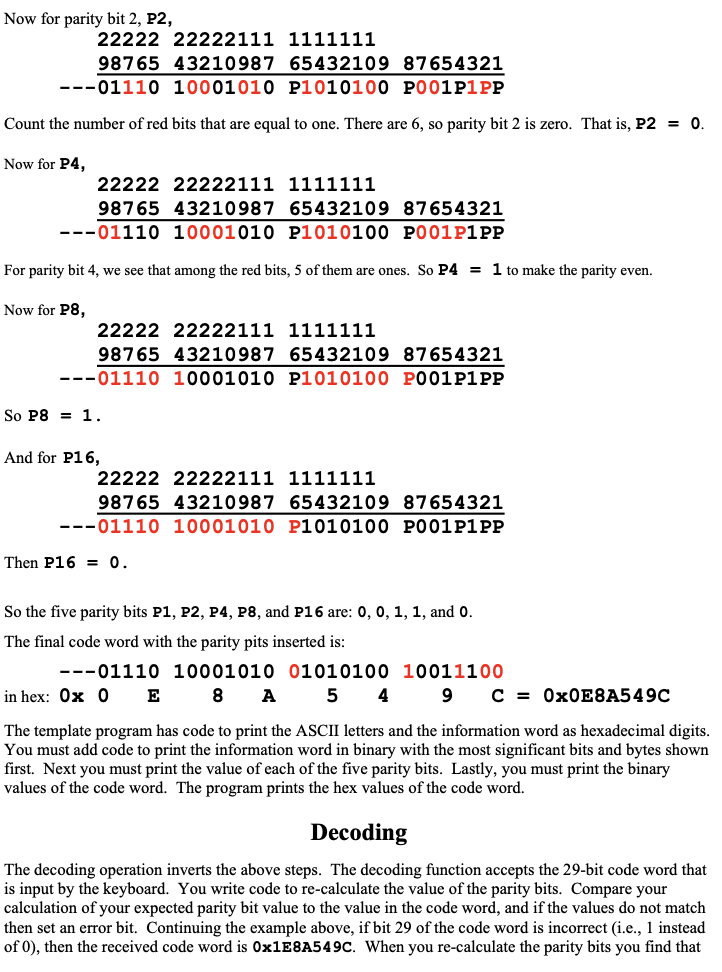 Solved You must then take these lower 24 bits (the | Chegg.com