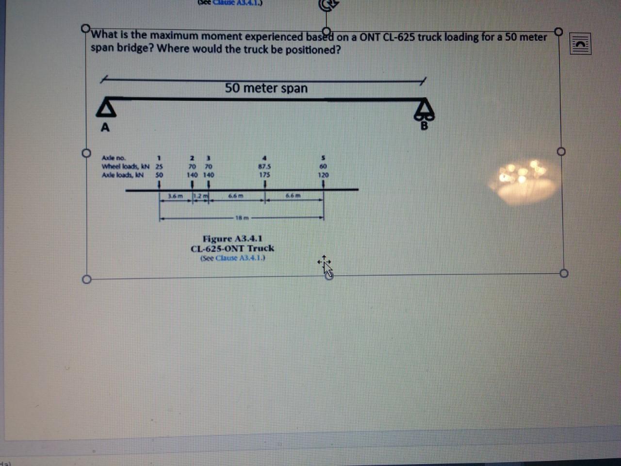 Solved Cee C.1.) Owhat is the maximum moment experienced | Chegg.com