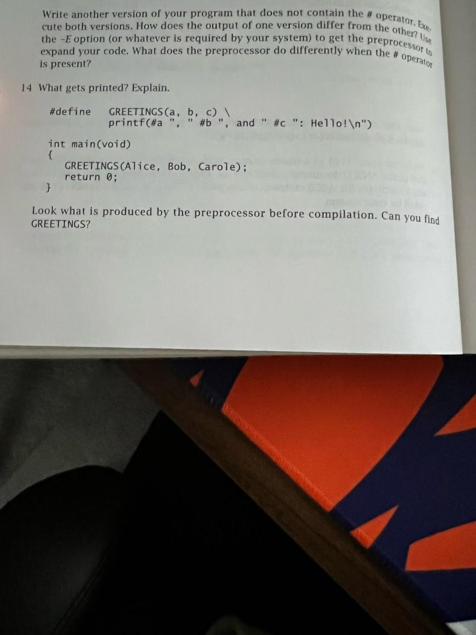 Write another version of your program that does not | Chegg.com