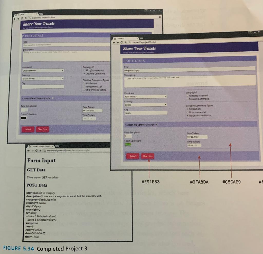 Solved I just need help recreating the webpage in this | Chegg.com