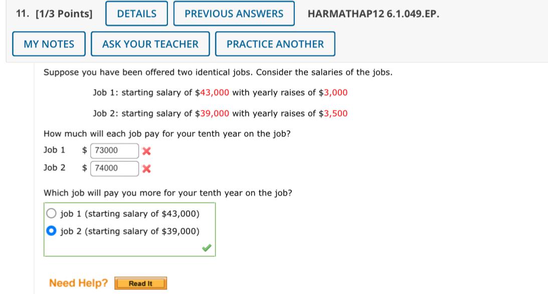 Solved Suppose you have been offered two identical jobs. | Chegg.com