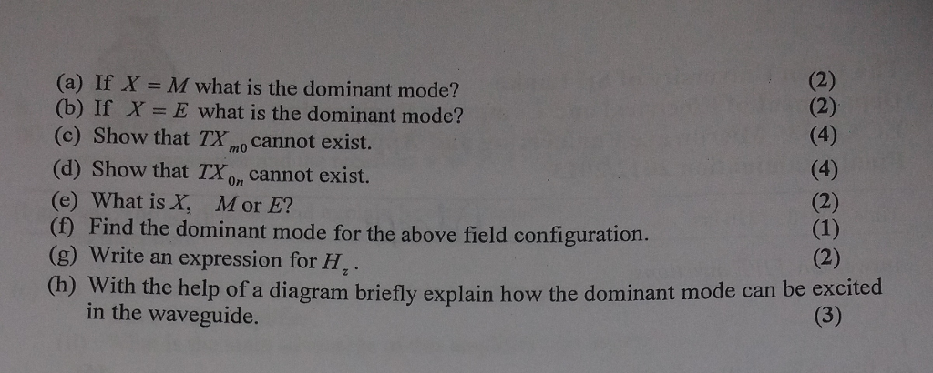 Solved 2. Transverse field components inside a rectangular | Chegg.com