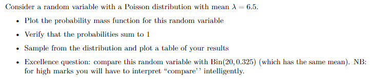 Solved Consider a random variable with a Poisson | Chegg.com