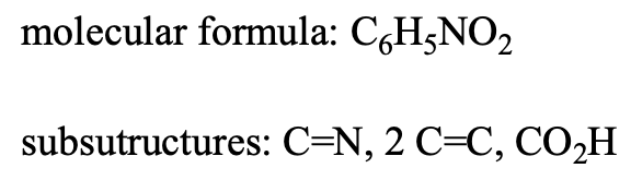 Molecular Formula C6h5no2 Subsutructures Cn 2 1080