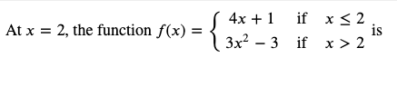 Solved a. Differentiable but not continuous. b. Continuous | Chegg.com