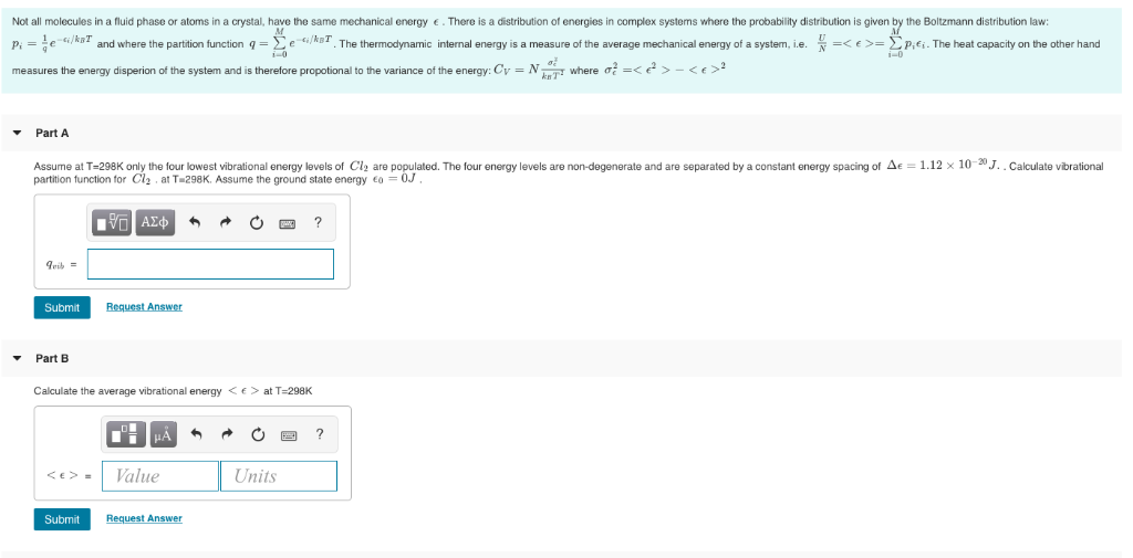 Not all molecules in a fluid phase or atoms in a | Chegg.com