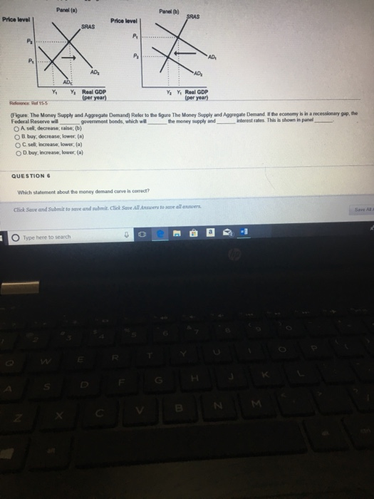 Solved QUESTION 4 Figure: The Money Supply and Aggregate | Chegg.com Solved QUESTION 4 Figure: The Money Supply and Aggregate | Chegg.com