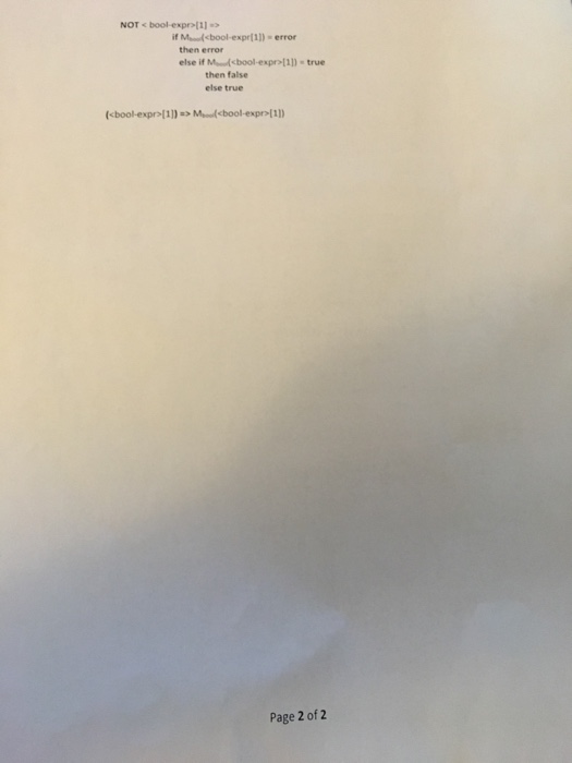 Solved Consider the denotational semantics for Boolean | Chegg.com