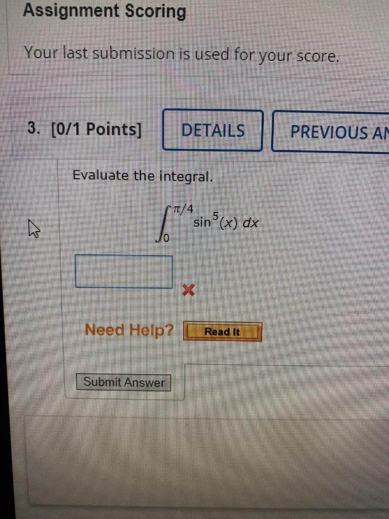 Solved Assignment Scoring Your last submission is used for | Chegg.com