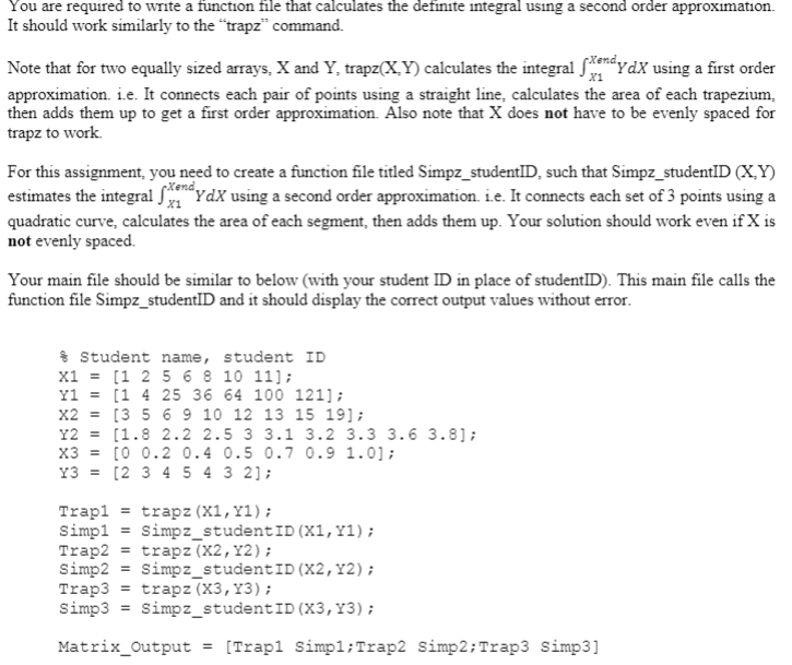 You are required to write a function file that | Chegg.com