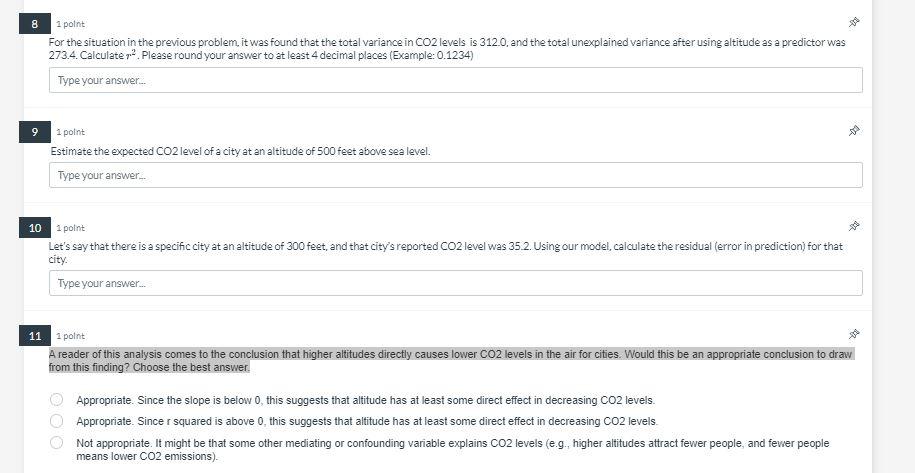 Solved Use this information for the next several questions. | Chegg.com