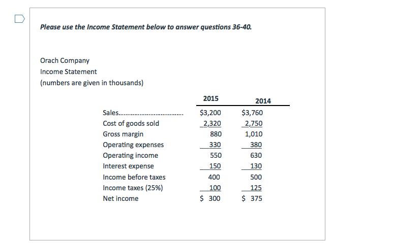 Solved In a vertical common-size analysis, what percentage | Chegg.com