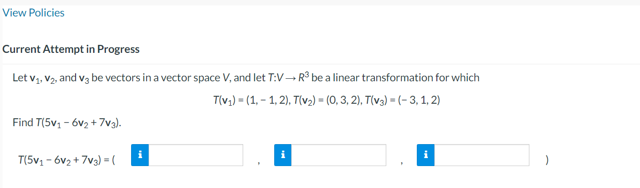 Solved Let v1,v2, and v3 be vectors in a vector space V, and | Chegg.com