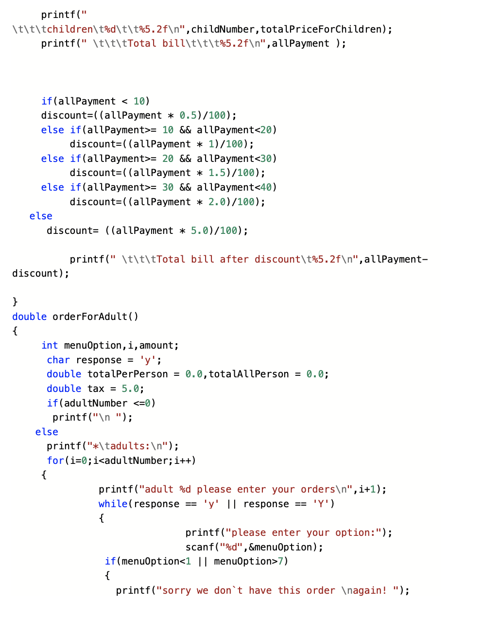 Solved Explain each user defined function used in | Chegg.com
