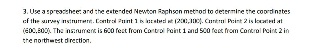 3. Use a spreadsheet and the extended Newton Raphson | Chegg.com