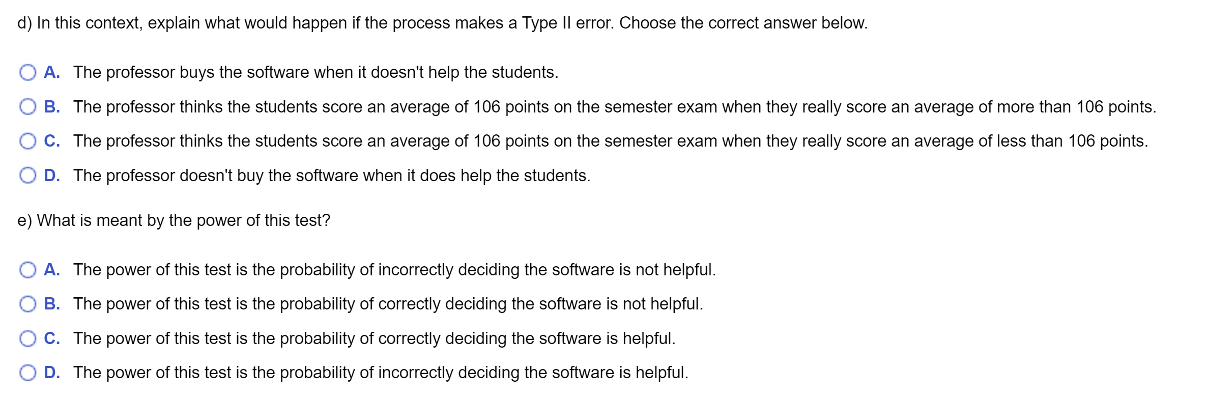 Solved exam increase significantly. The professor will have | Chegg.com