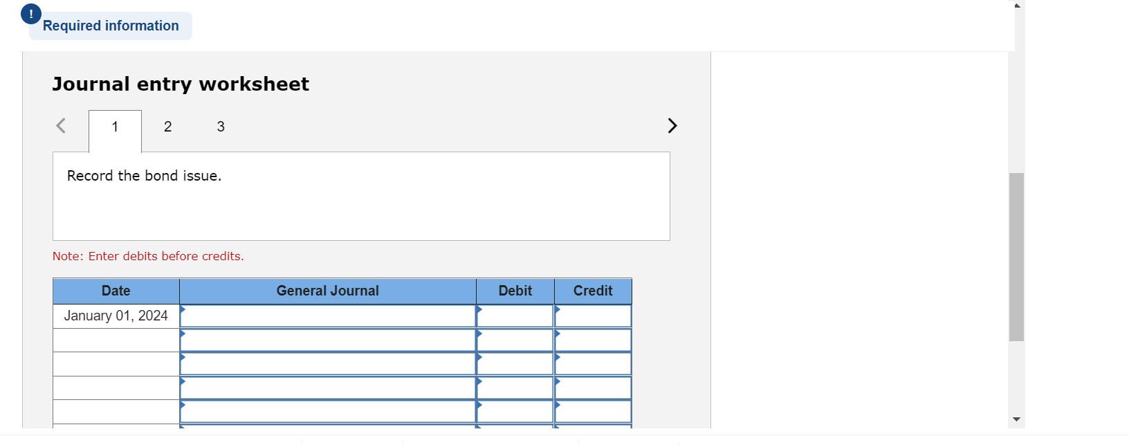 Solved ! Required information Exercise 9-12 (Algo) Record | Chegg.com