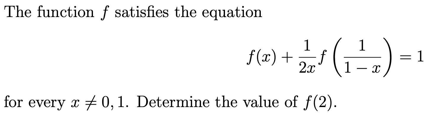 Solved The function f ﻿satisfies the | Chegg.com