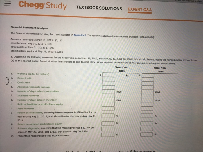 Solved Chegg. Study TEXTBOOK SOLUTIONS EXPERT O&A Financial | Chegg.com