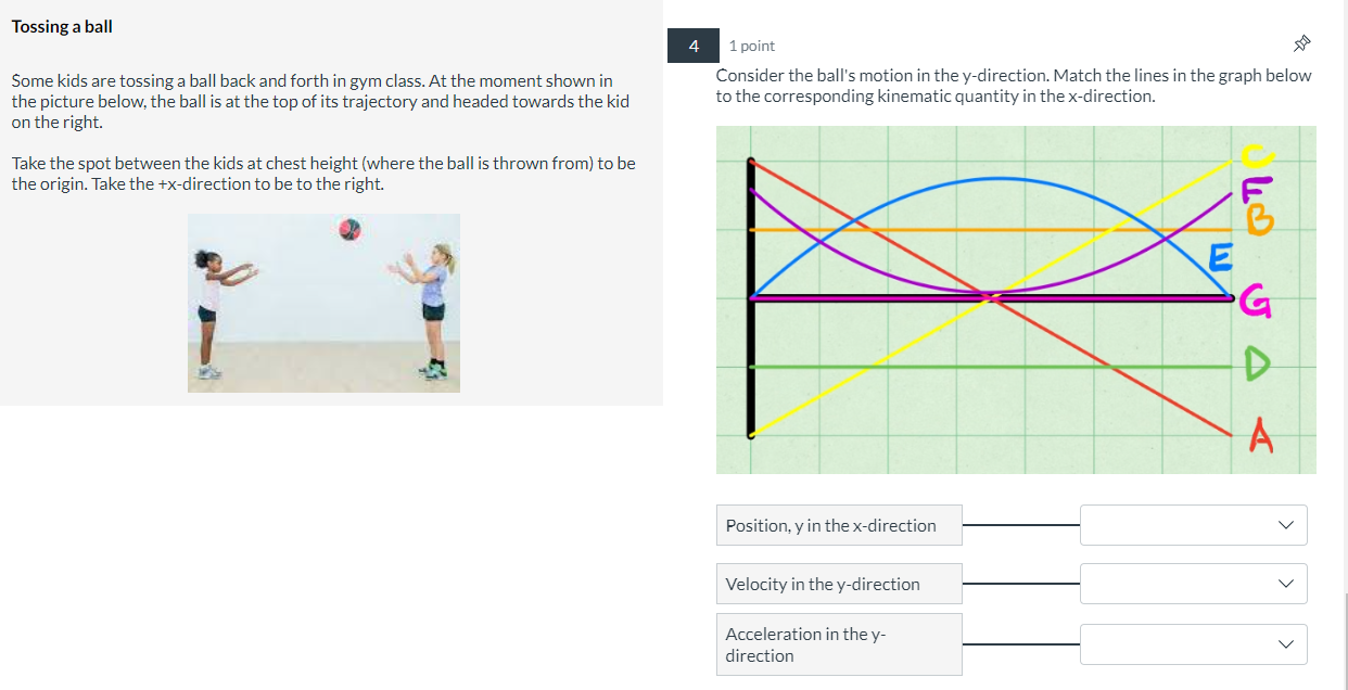 Solved Tossing a ball41 ﻿pointSome kids are tossing a ball | Chegg.com