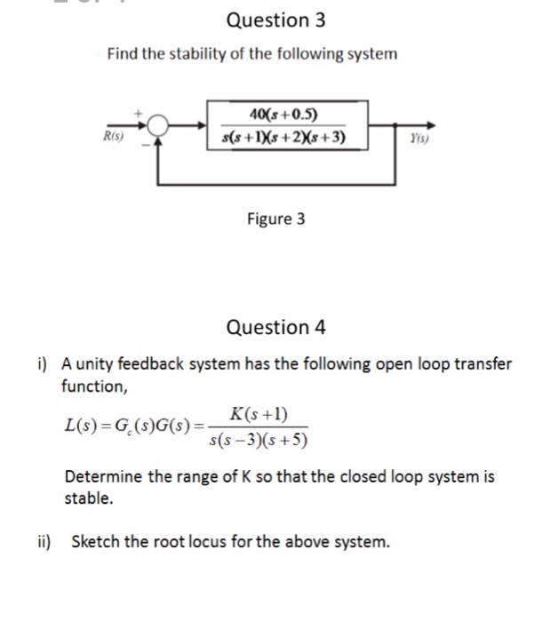 Solved Question 1 1. a) Differentiate between open loop and | Chegg.com