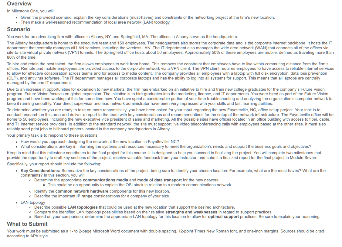 Solved Overview In Milestone One, you will: • Given the | Chegg.com Solved Overview In Milestone One, you will: • Given the | Chegg.com